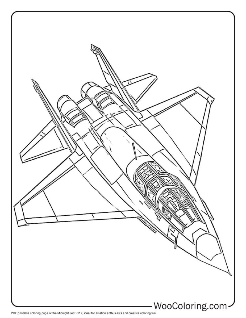 100+ Jet coloring pages (Free PDF To Print) | Woo Coloring