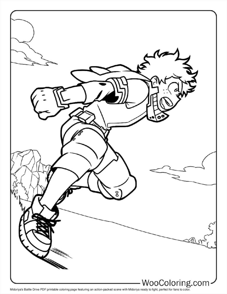 100+ My Hero Academia coloring pages (Free PDF To Print) | Woo Coloring