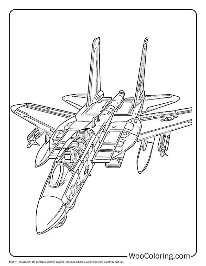 100+ Jet coloring pages (Free PDF To Print) | Woo Coloring