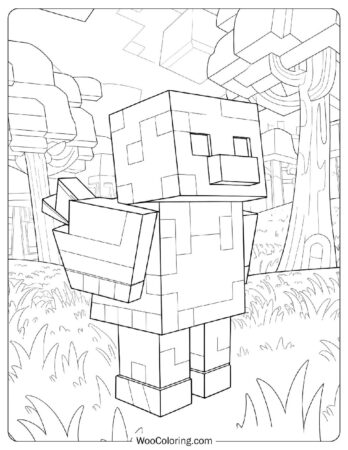 96 Minecraft Coloring Pages (Free PDF To Print) | Woo Coloring
