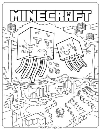 140+ Minecraft Coloring Pages (Free Printable PDFs)