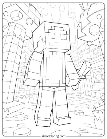 96 Minecraft Coloring Pages (Free PDF To Print) | Woo Coloring