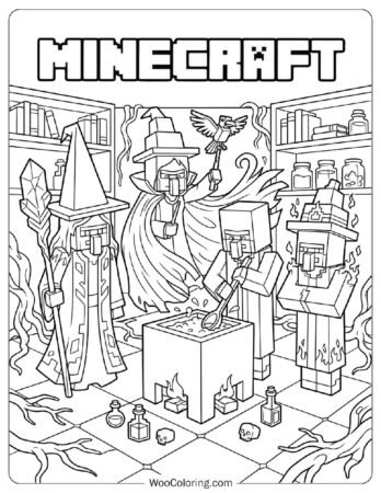 140+ Minecraft Coloring Pages (Free Printable PDFs)