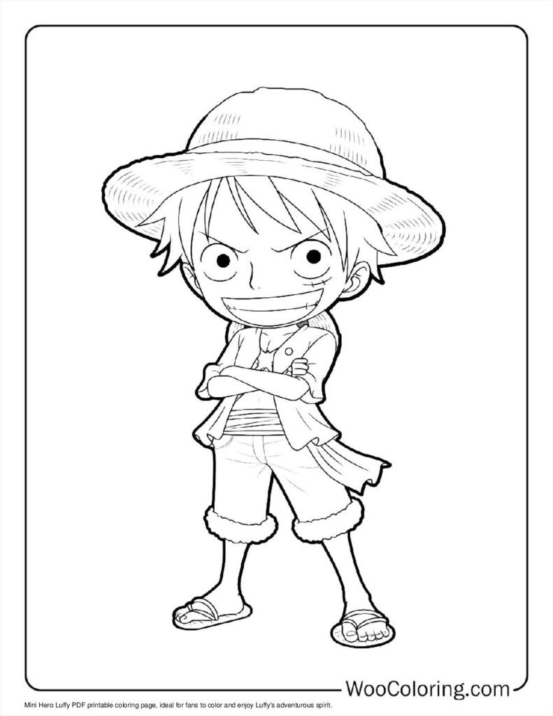 100+ Luffy coloring pages (Free PDF To Print) | Woo Coloring