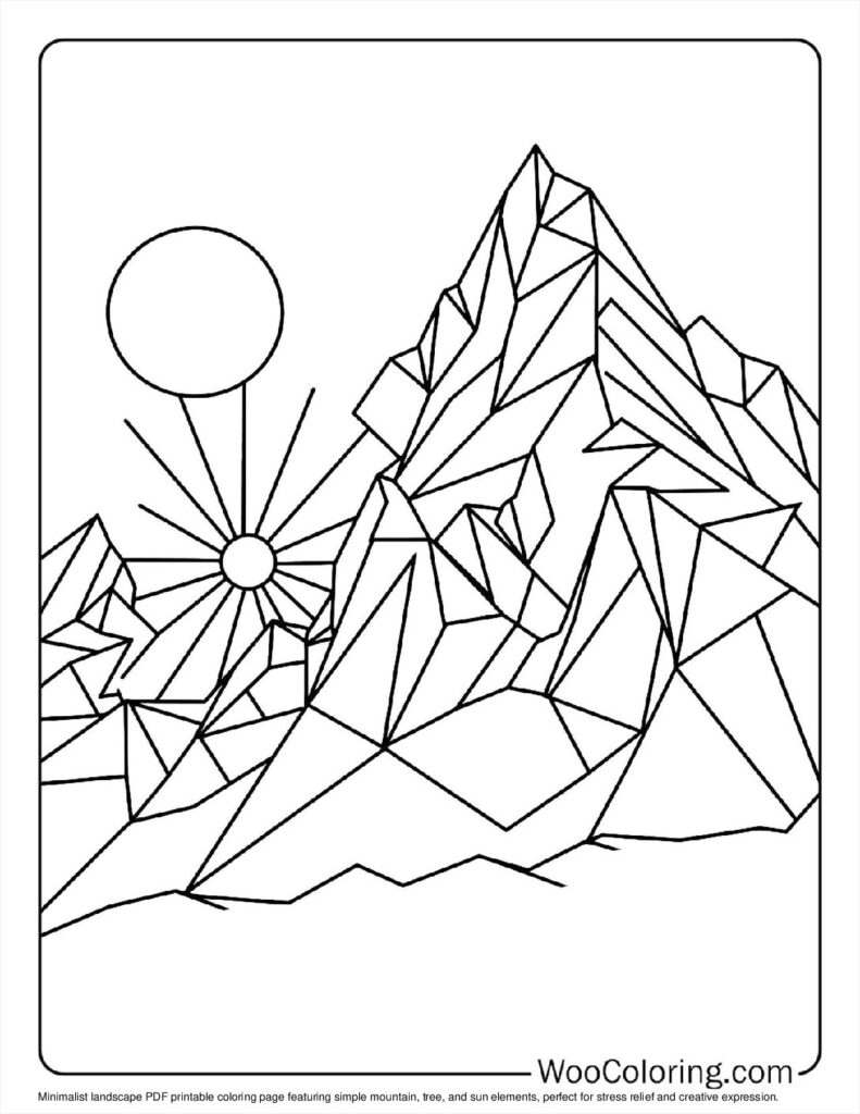 100+ Geometric coloring pages (Free PDF To Print) | Woo Coloring