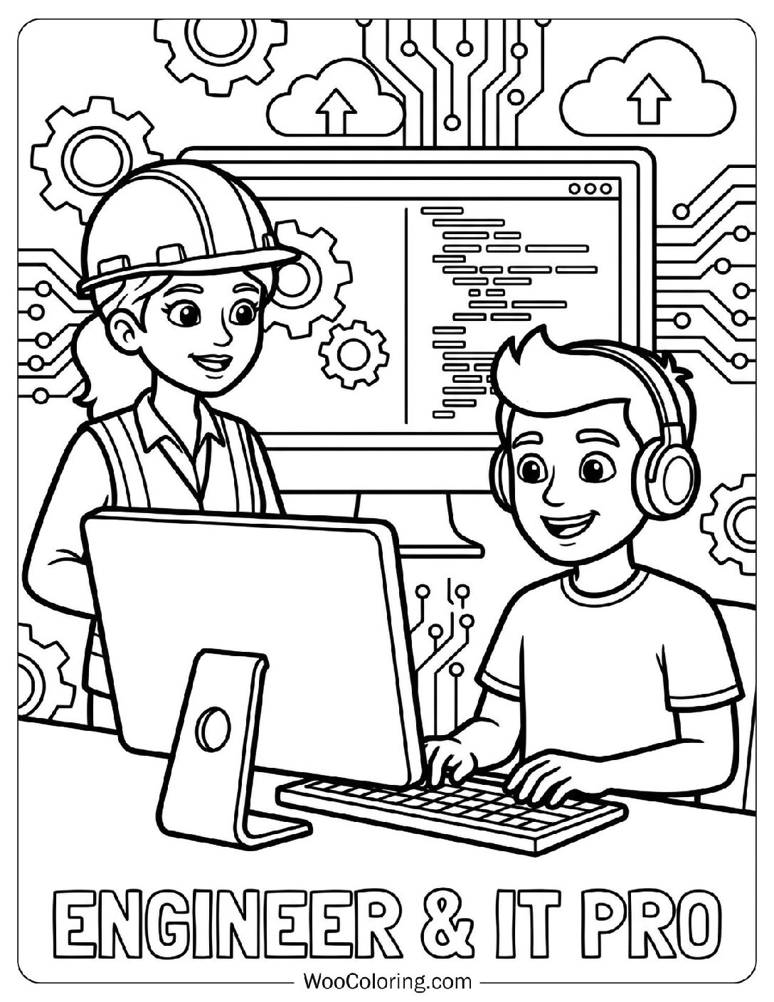 32 Labour Day Coloring Pages (Free PDF To Print) | Woo Coloring