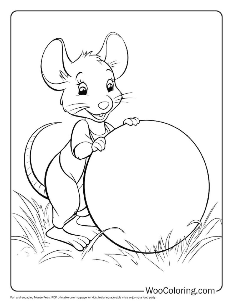 100+ Mouse coloring pages (Free PDF To Print) | Woo Coloring