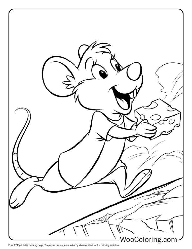 100+ Mouse coloring pages (Free PDF To Print) | Woo Coloring