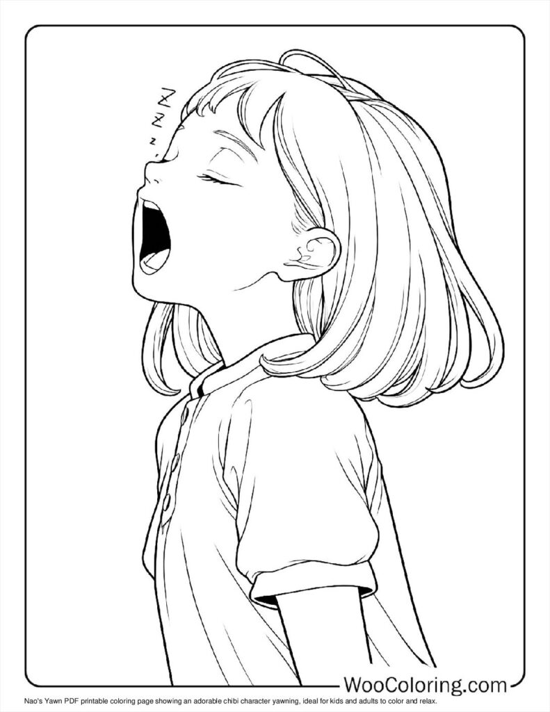 100+ Manga coloring pages (Free PDF To Print) | Woo Coloring