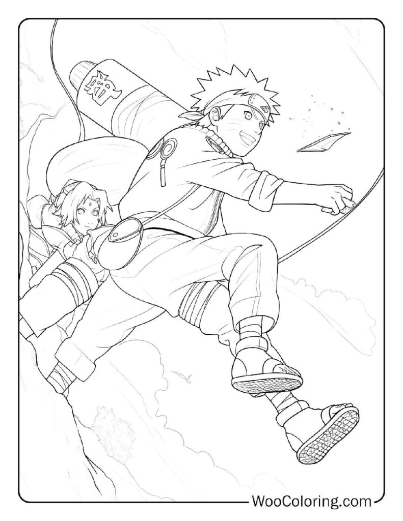 100+ Naruto coloring pages (Free PDF To Print) | Woo Coloring