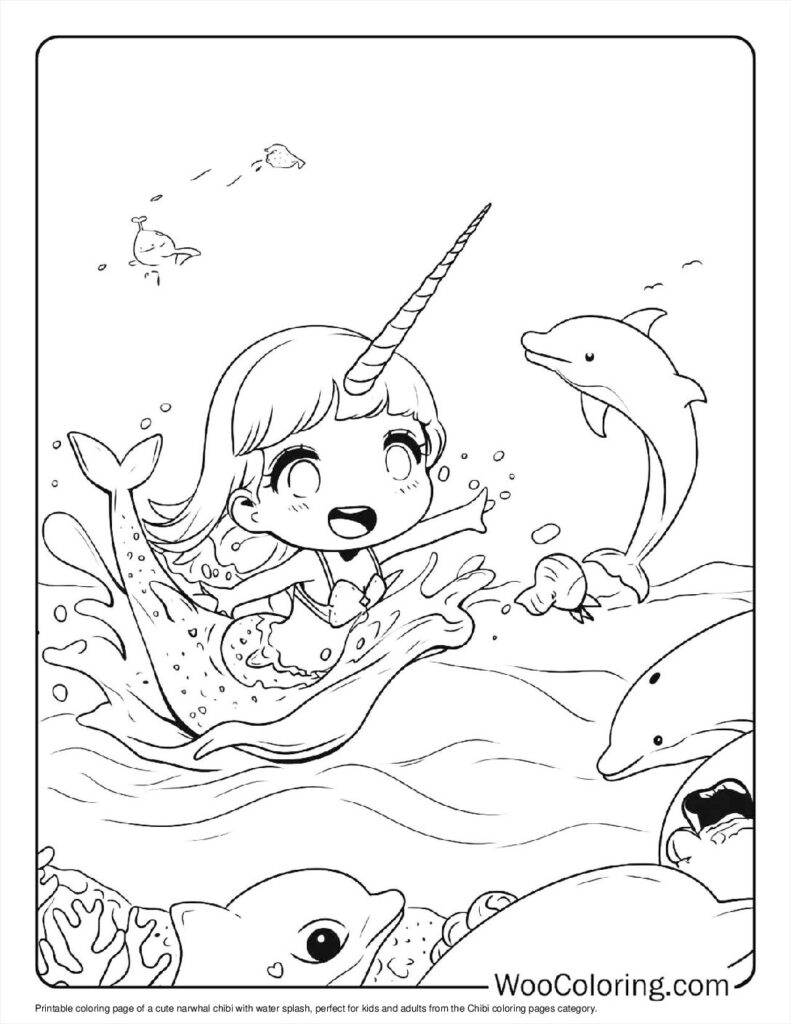 100+ Chibi coloring pages (Free PDF To Print) | Woo Coloring
