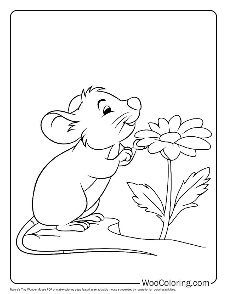 100+ Mouse coloring pages (Free PDF To Print) | Woo Coloring