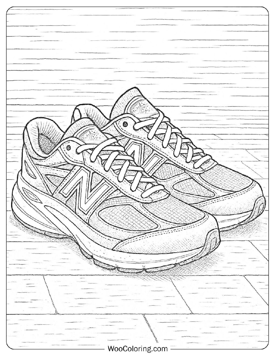 36 Shoe Coloring Pages (Free PDF To Print) | Woo Coloring