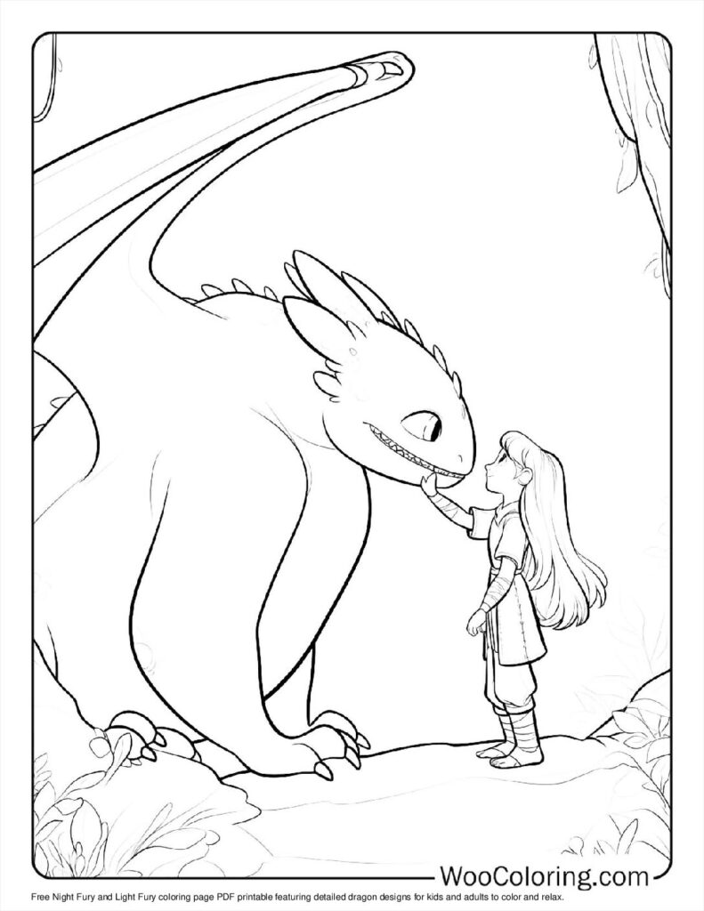 100+ How To Train Your Dragon coloring pages (Free PDF To Print) | Woo ...