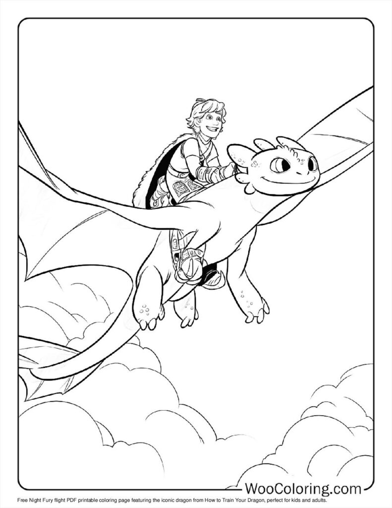 100+ How To Train Your Dragon coloring pages (Free PDF To Print) | Woo ...
