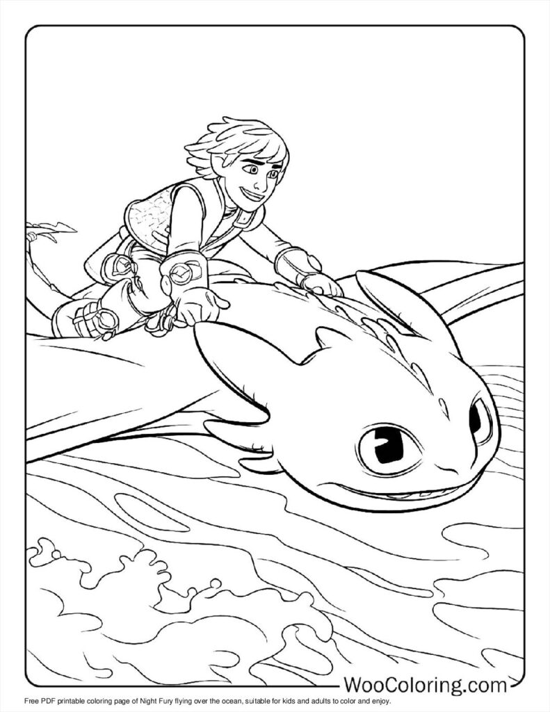 100+ How To Train Your Dragon coloring pages (Free PDF To Print) | Woo ...