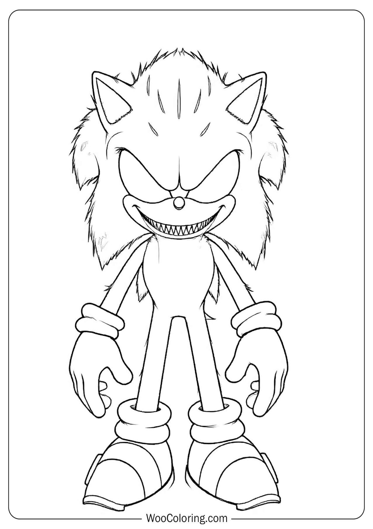 70 Sonic coloring pages (Free PDF To Print) | Woo Coloring