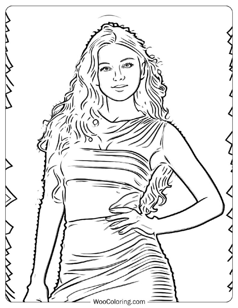 36 Olivia Rodrigo Coloring Pages (Free PDF To Print) | Woo Coloring