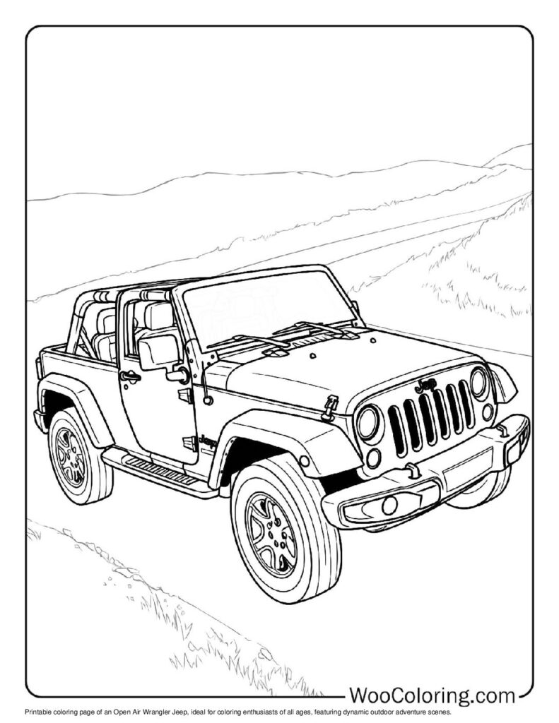 100+ Jeep coloring pages (Free PDF To Print) | Woo Coloring