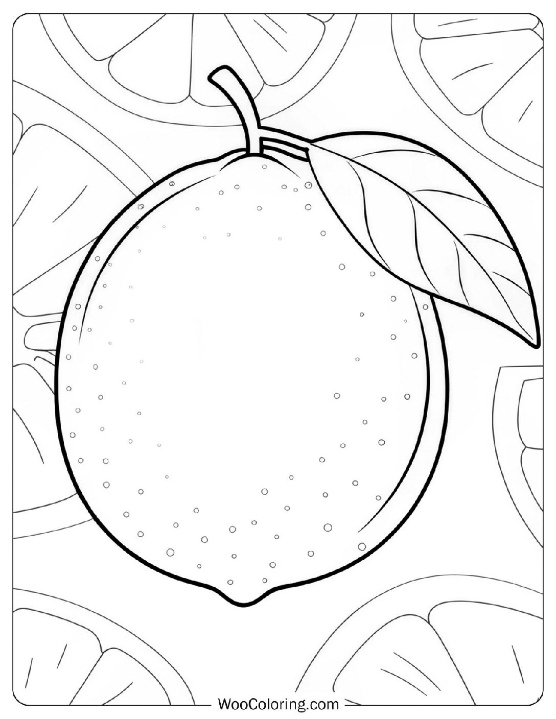 34 Fruit Coloring Pages (Free PDF To Print) | Woo Coloring