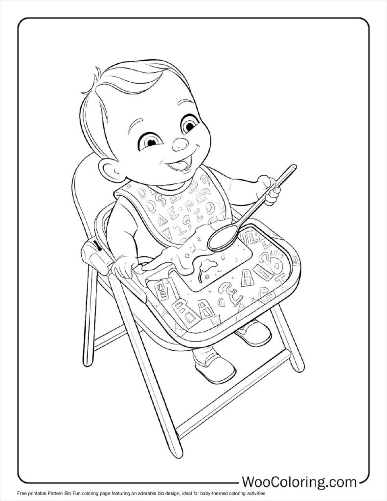 100+ Baby coloring pages (Free PDF To Print) | Woo Coloring