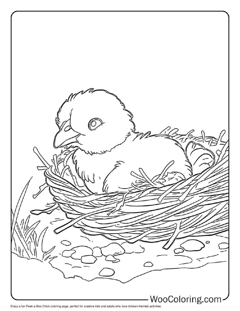 100+ Chicken coloring pages (Free PDF To Print) | Woo Coloring