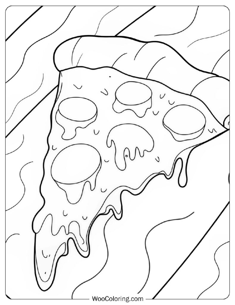 22 Pizza Coloring Pages (Free PDF To Print) | Woo Coloring