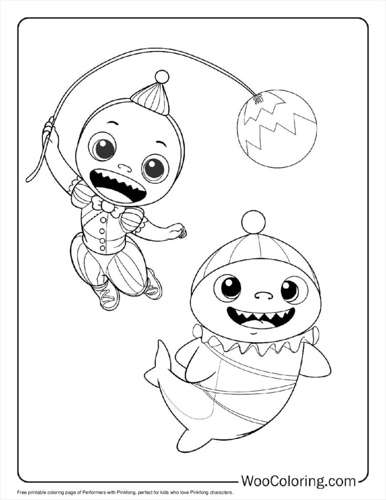 100+ Pinkfong coloring pages (Free PDF To Print) | Woo Coloring