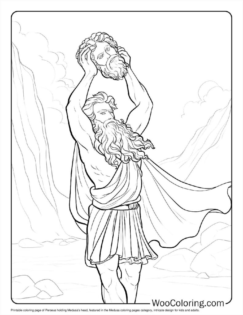 100+ Medusa coloring pages (Free PDF To Print) | Woo Coloring