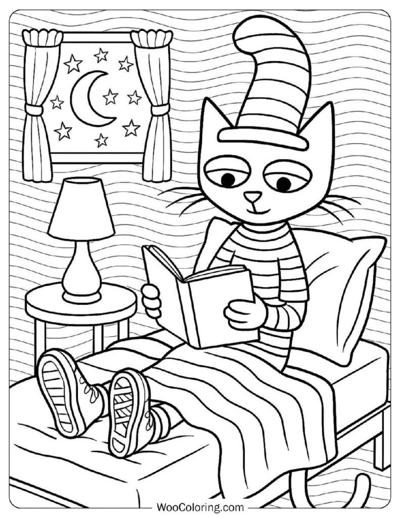 30 Pete The Cat Coloring Pages (Free PDF To Print) | Woo Coloring
