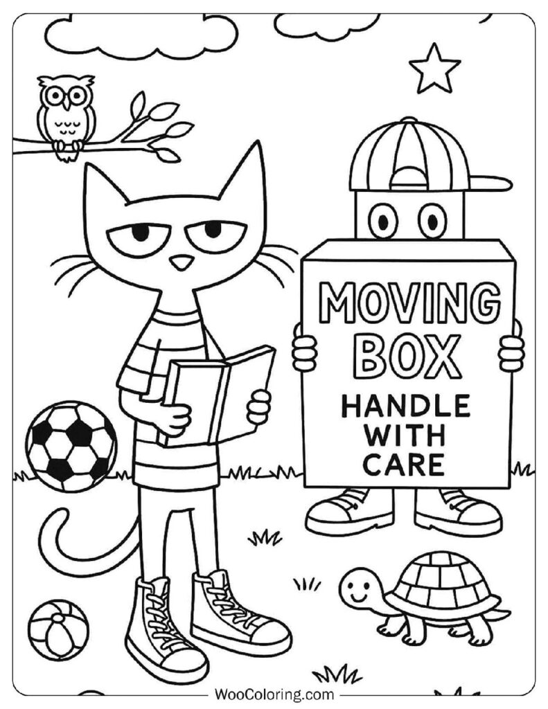 30 Pete The Cat Coloring Pages (Free PDF To Print) | Woo Coloring