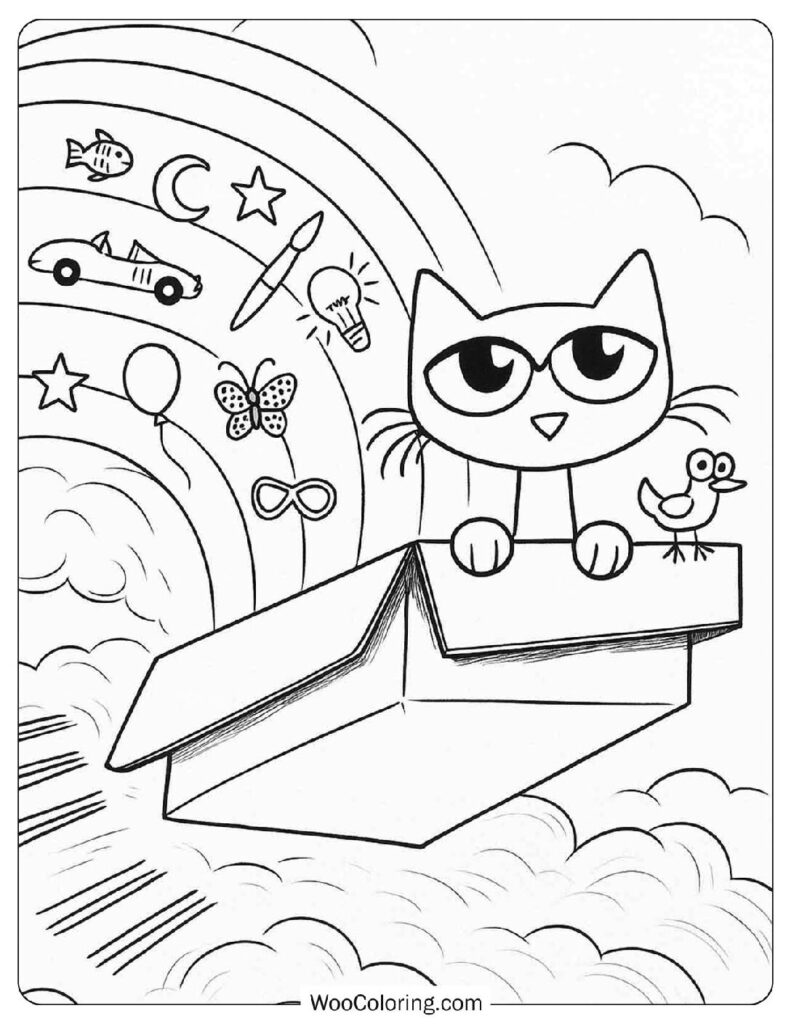 30 Pete The Cat Coloring Pages (Free PDF To Print) | Woo Coloring