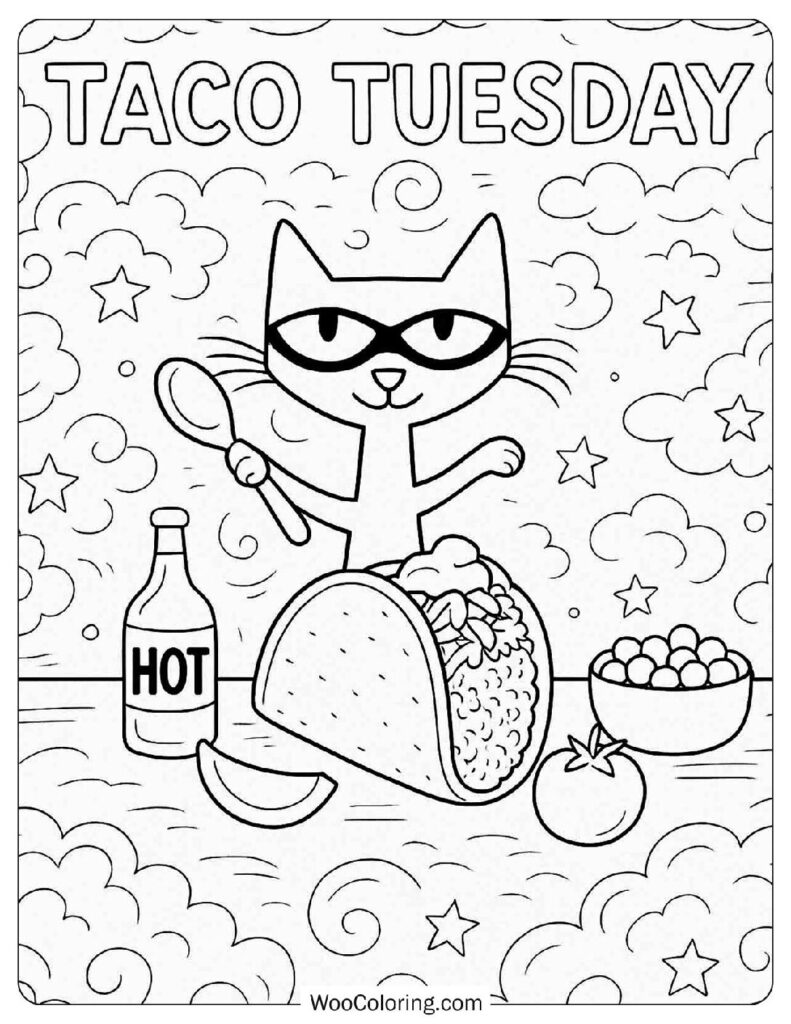 30 Pete The Cat Coloring Pages (Free PDF To Print) | Woo Coloring