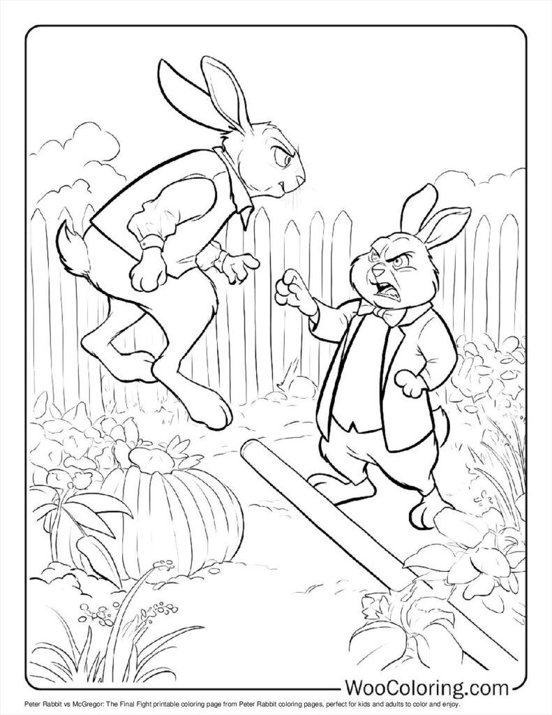 100+ Peter Rabbit coloring pages (Free PDF To Print) | Woo Coloring