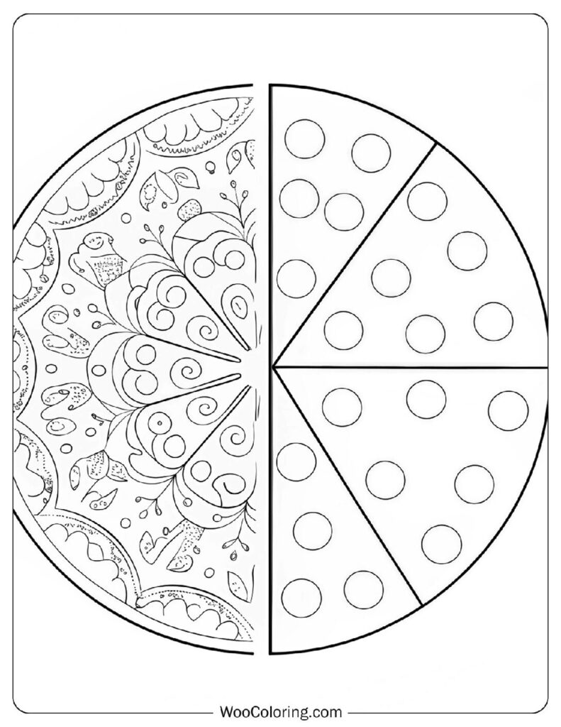 22 Pizza Coloring Pages (Free PDF To Print) | Woo Coloring