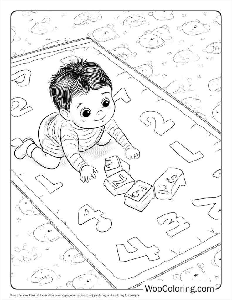 100+ Baby coloring pages (Free PDF To Print) | Woo Coloring