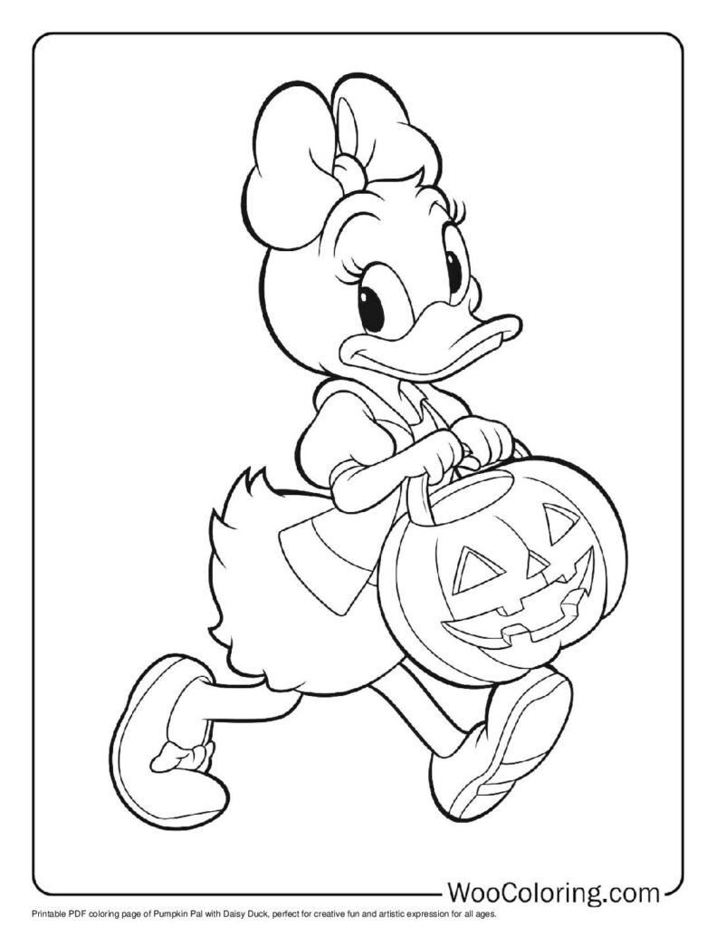 100+ Daisy Duck coloring pages (Free PDF To Print) | Woo Coloring