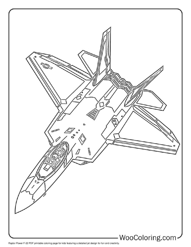 100+ Jet coloring pages (Free PDF To Print) | Woo Coloring