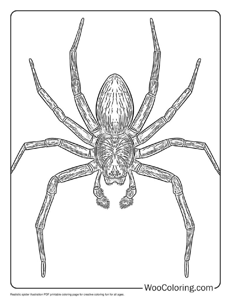 100+ Spider coloring pages (Free PDF To Print) | Woo Coloring