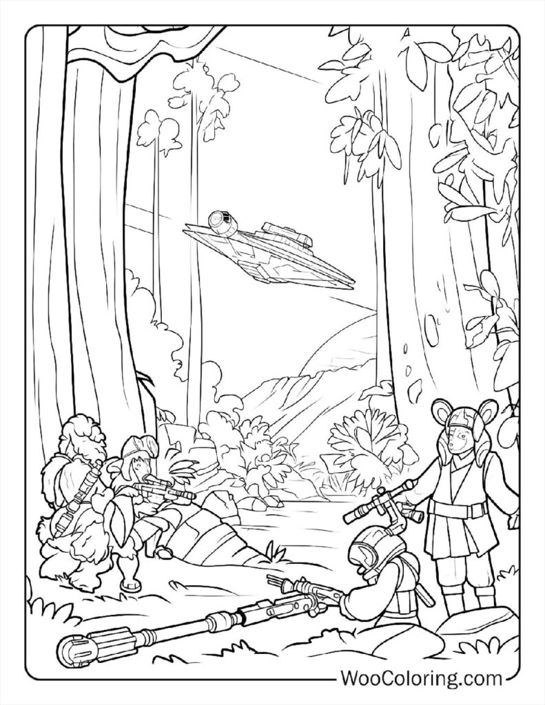 100+ Star Wars coloring pages (Free PDF To Print) | Woo Coloring