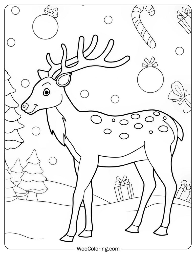 1,500 Christmas Coloring Pages (Free PDF To Print) | Woo Coloring