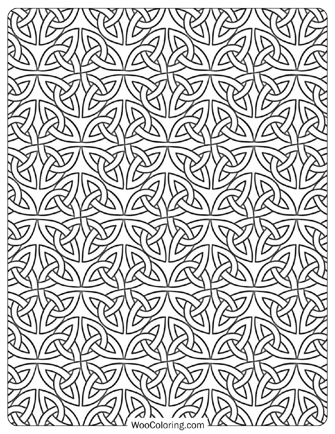 22 Pattern Coloring Pages (Free PDF To Print) | Woo Coloring