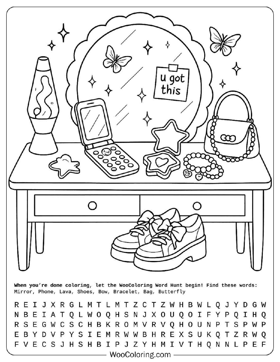 28 Preppy Coloring Pages (Free PDF To Print) | Woo Coloring