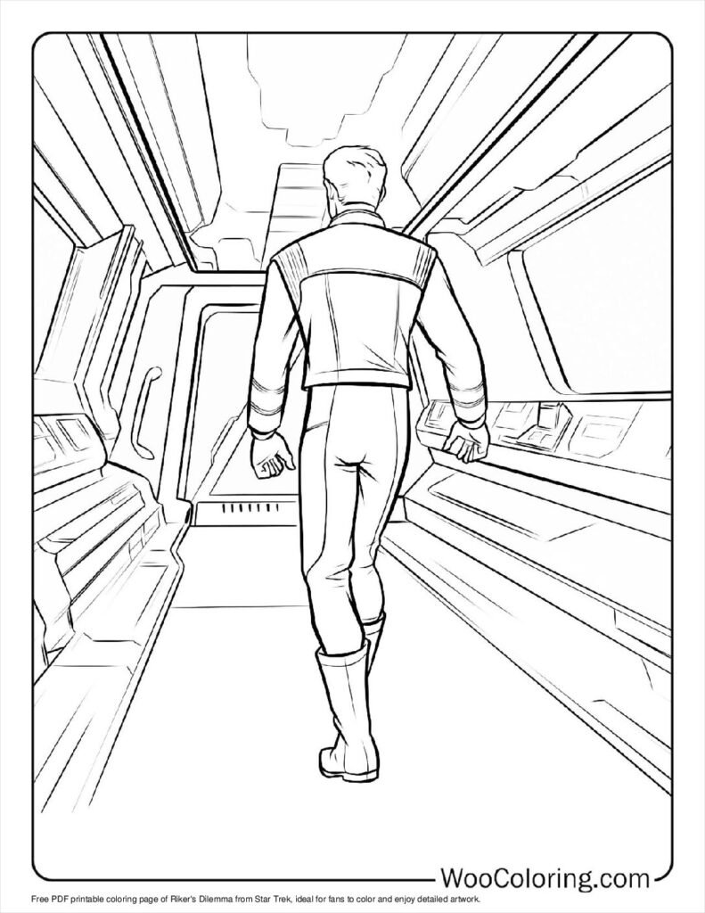 100+ Star Trek coloring pages (Free PDF To Print) | Woo Coloring