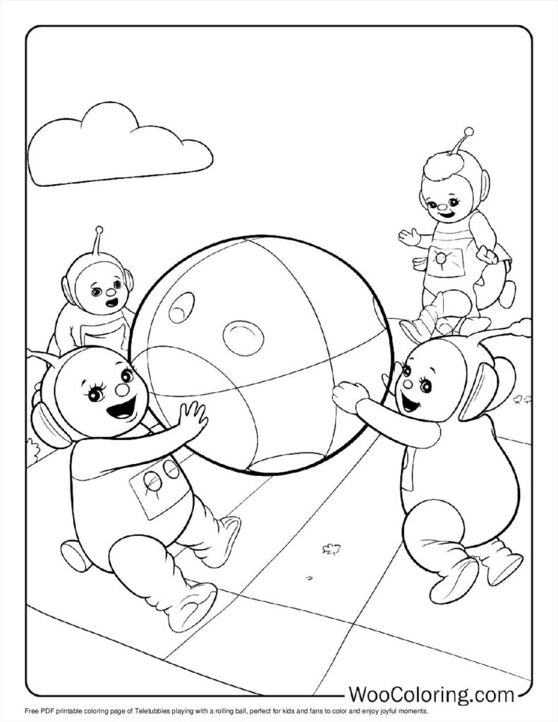 100+ Teletubbies coloring pages (Free PDF To Print) | Woo Coloring