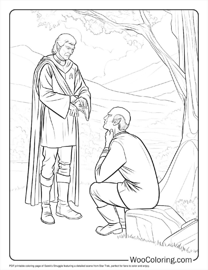100+ Star Trek coloring pages (Free PDF To Print) | Woo Coloring