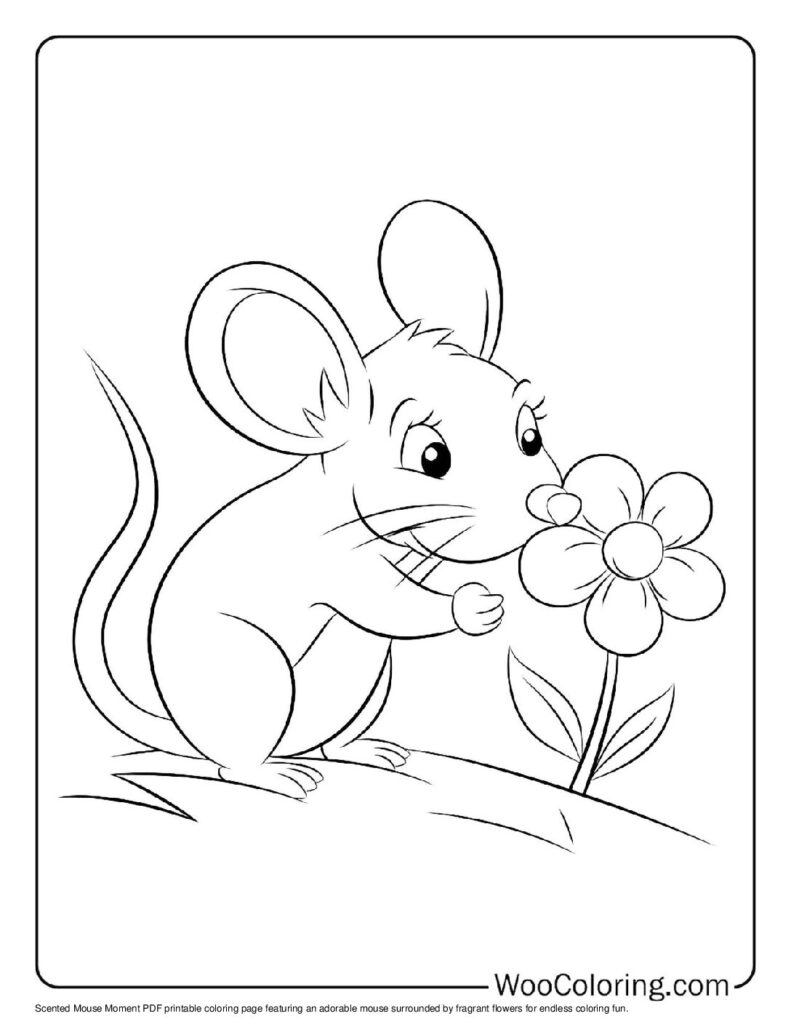 100+ Mouse coloring pages (Free PDF To Print) | Woo Coloring