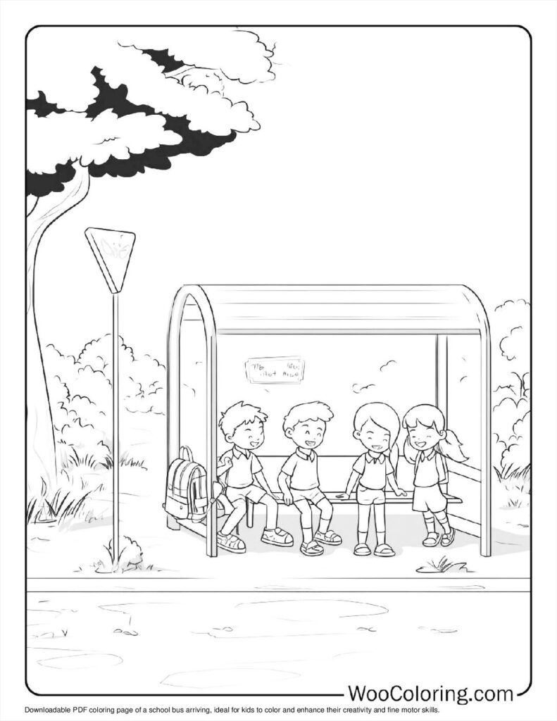 100+ School Bus coloring pages (Free PDF To Print) | Woo Coloring