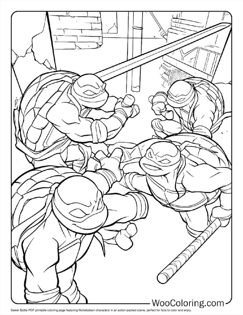 100+ Nickelodeon coloring pages (Free PDF To Print) | Woo Coloring