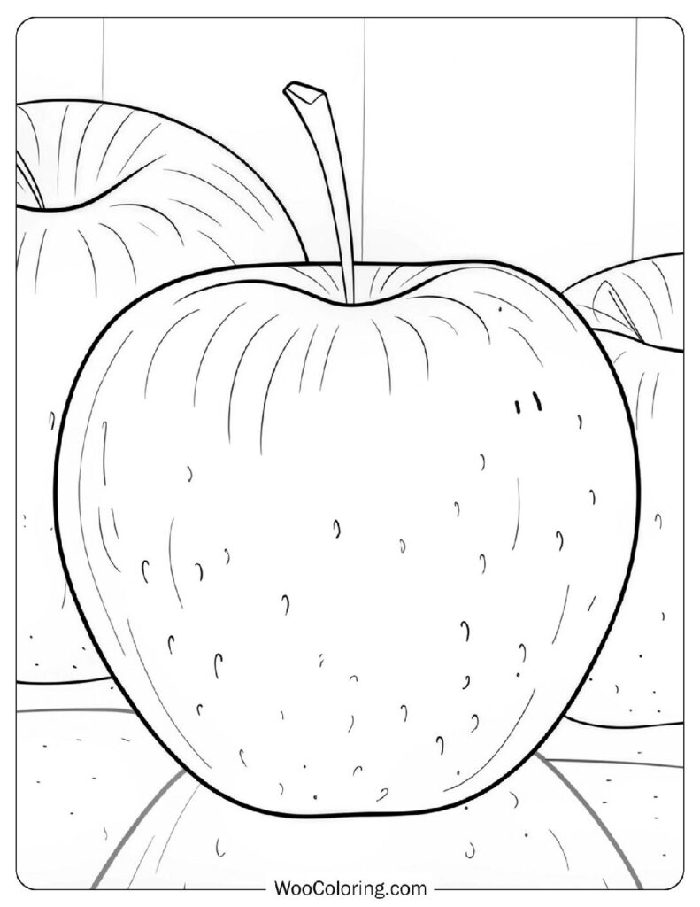 28 Apple Coloring Pages (Free PDF To Print) | Woo Coloring
